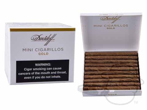 Davidoff Mini Cigarillos Gold 100 3 1/2 x 20—Small Packs: 100 ...