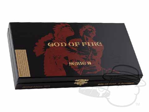 God of Fire Serie B Sampler Various Sized Cigars—Box - 5 Total Cigars ...
