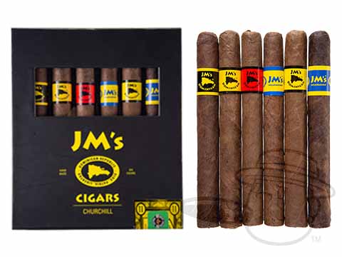 JM's Dominican & Nicaraguan 6 Cigar Variety Pack 6 3/4 x 50—Box - 6 ...
