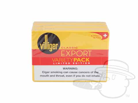 Villiger Export Natural Box 4 x 37—Box - 50 Total Cigars - Best Cigar ...