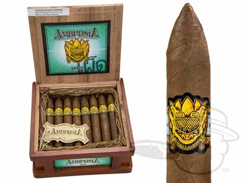 Ambrosia By Drew Estate - Spice 5 x 54—Box - 24 Total Cigars - Best ...