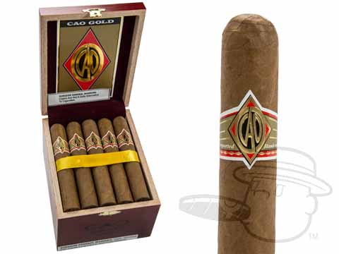 CAO Gold Robusto 5 x 50—Box - 20 Total Cigars - Best Cigar Prices