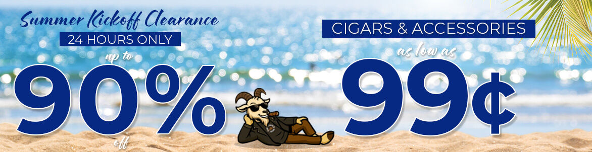 Summer Clearance deals from 99¢! - Best Cigar Prices