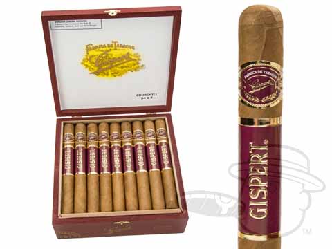Gispert Churchill 7 x 54—Box - 25 Total Cigars - Best Cigar Prices