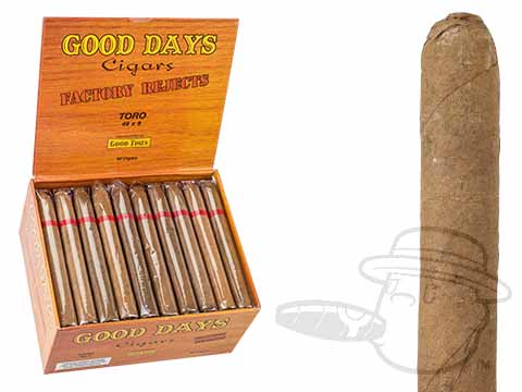 Good Days Factory Rejects Toro Natural 6 x 49—Box - 50 Total Cigars ...