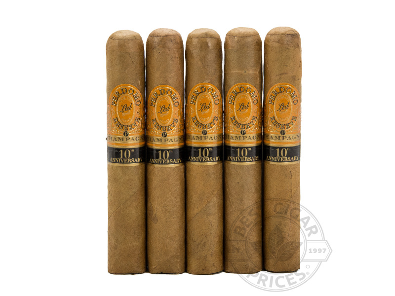 Perdomo Reserve 10 Year Anniversary Super Toro Champagne 6 x 60—1 Cigar ...