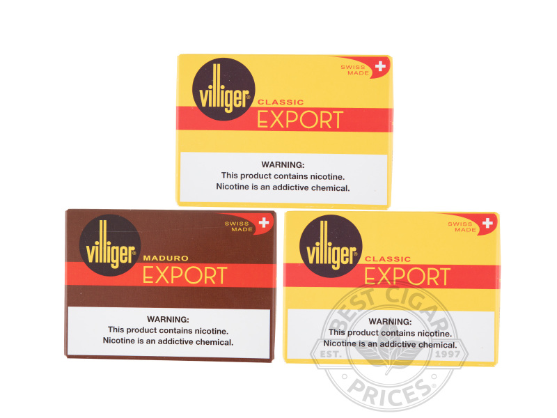Villiger Export Brasil Box 4 x 37—Box - 50 Total Cigars - Best Cigar Prices